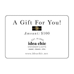 Gift Card – Idea Chíc