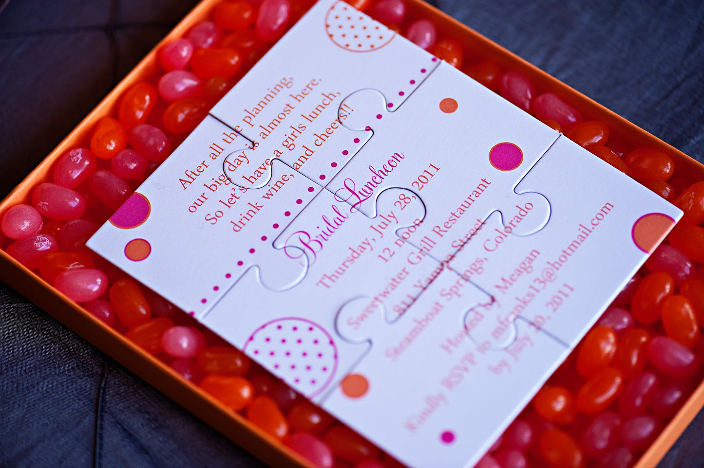 Puzzle Invitation for the Fun and Interactive Wedding or Party