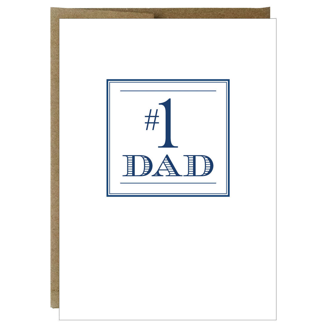 Number One Dad Greeting Card – Idea Chíc