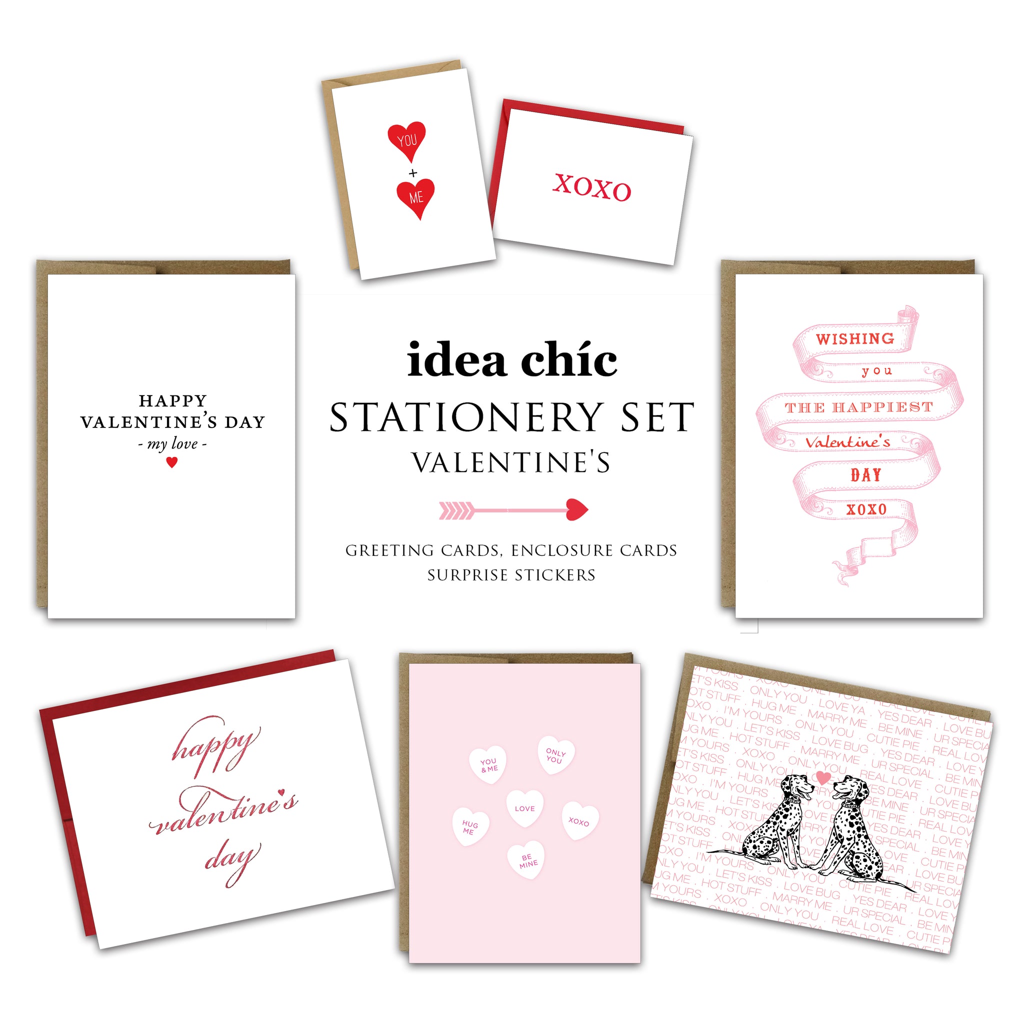 Valentine’s Day Stationery Set – Idea Chíc