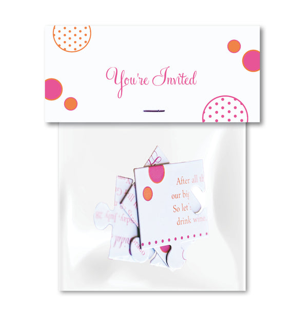 Puzzle Invitation for the Fun and Interactive Wedding or Party